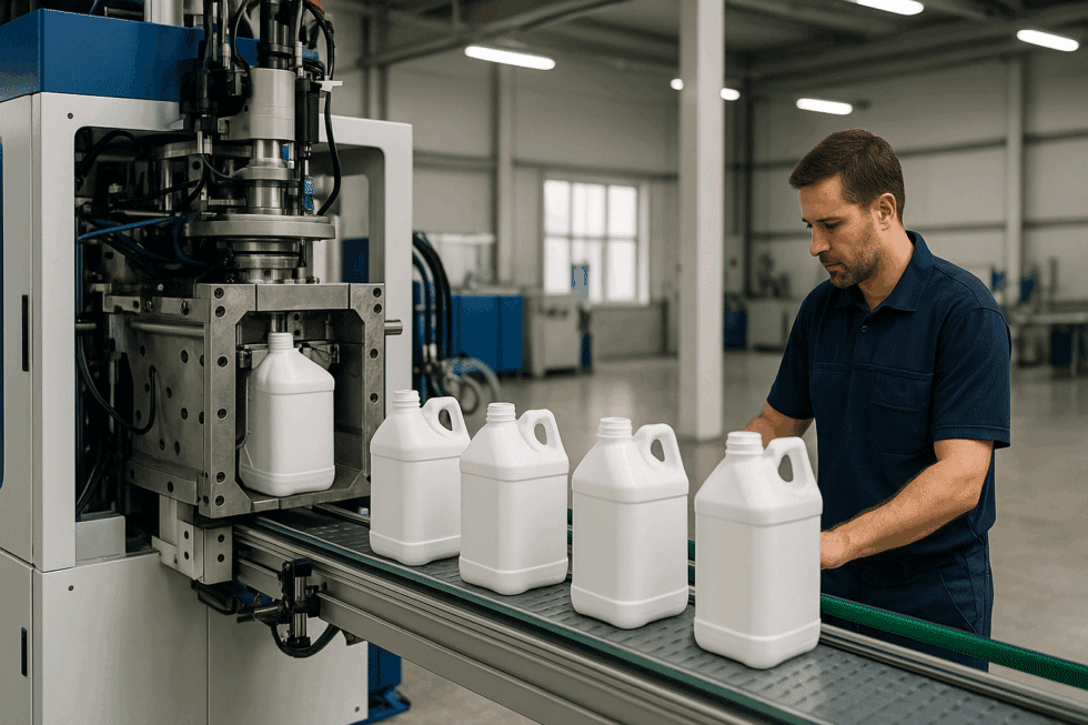 Plastic Processing Machine for HDPE Jerry Can Manufacturing